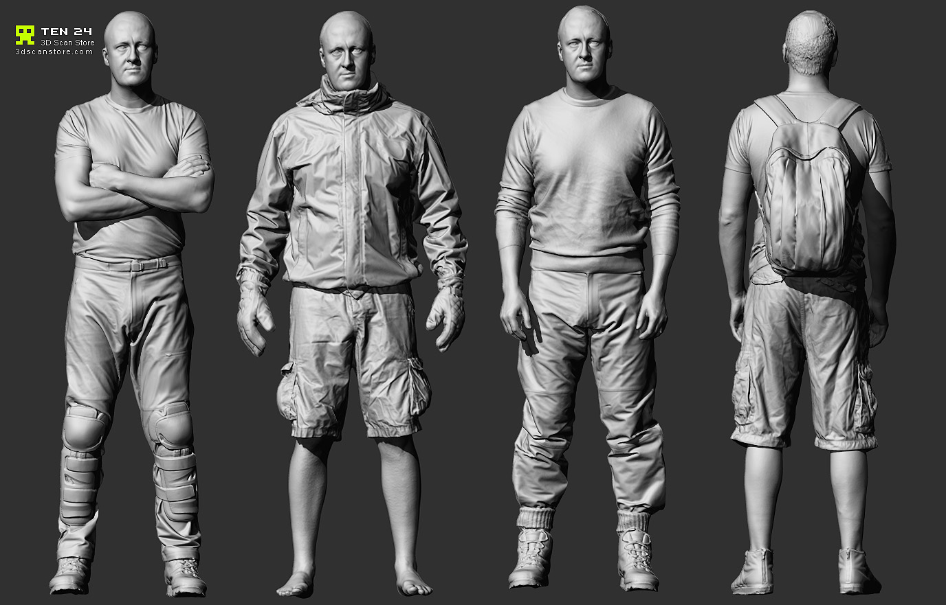Full Body 3d Scan On 3DScanstore Ten24