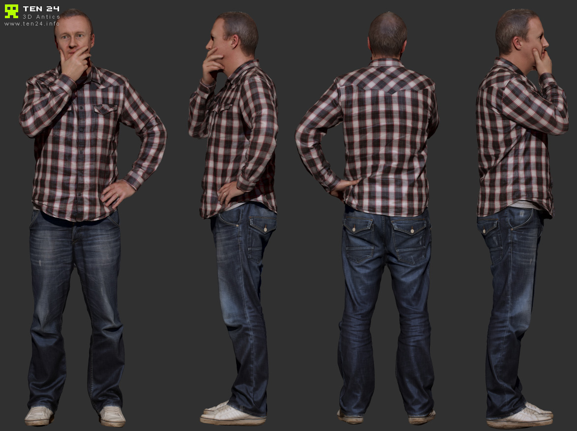 Capturing a pose (5 Second body Scan) – Ten24